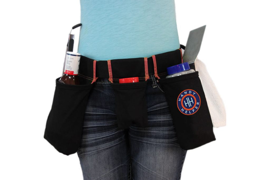 Handy Helper Grilling & Barbecuing Tool Belt Apron Utility Tool Belt ...